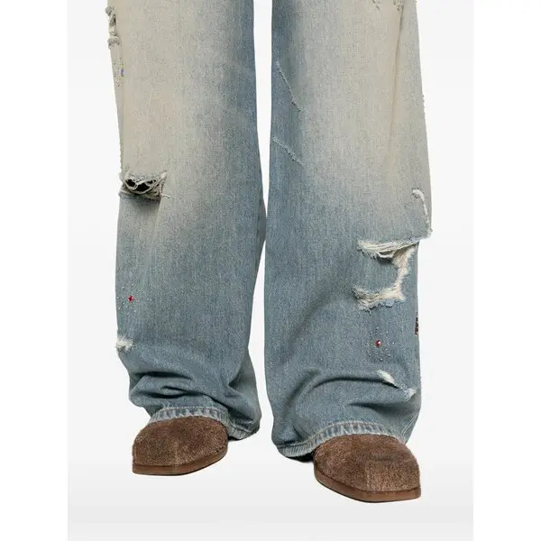 Amiri Denim Wide-leg Jeans