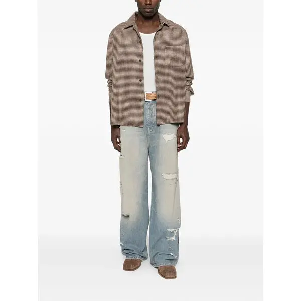 Amiri Denim Wide-leg Jeans