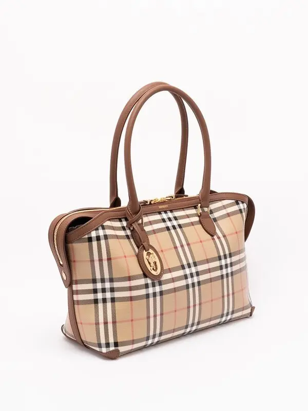 Burberry Small Zipped Tote - Multicolor