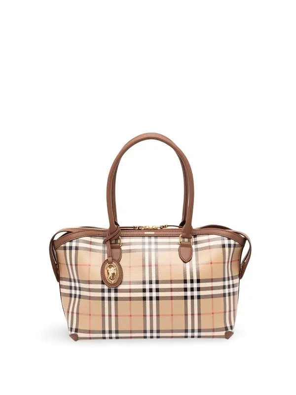 Burberry Small Zipped Tote - Multicolor