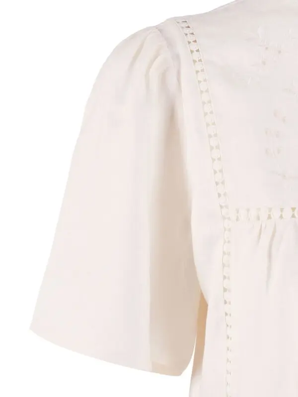 Max Mara Embroidered Blouse