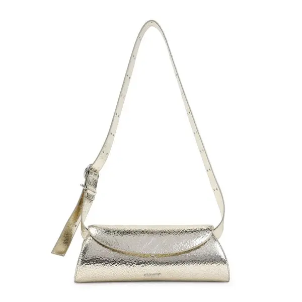JIL SANDER Cannolo Small Shoulder Bag - Silver