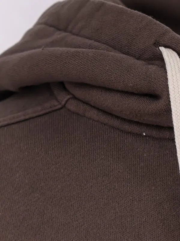 Rick Owens Oversized Hoodie Organic Cotton Sweatshirt
