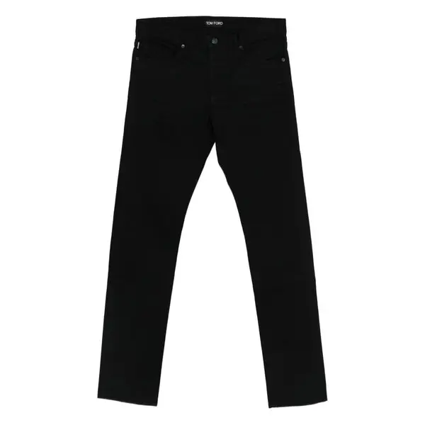 TOM FORD Denim Regular & Straight-leg Jeans - Black