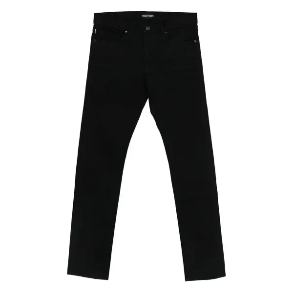 TOM FORD Denim Regular & Straight-leg Jeans - Black