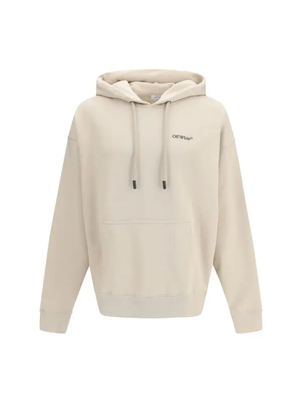 Off-White Half Arrows Skate Hoodie - Cream