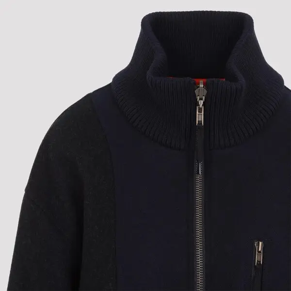 MAISON MARGIELA Spliced Bomber Jacket - Blue