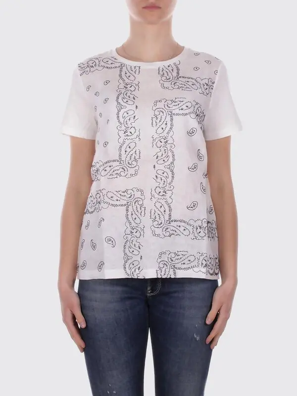 Max Mara Embroidered Linen T-shirt