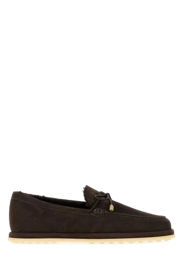 TOD'S Dark Suede Loafers
