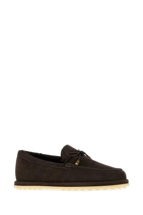 TOD'S Dark Suede Loafers