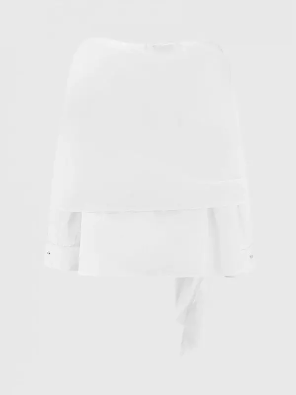 Max Mara Curvone Cotton Shirt - White
