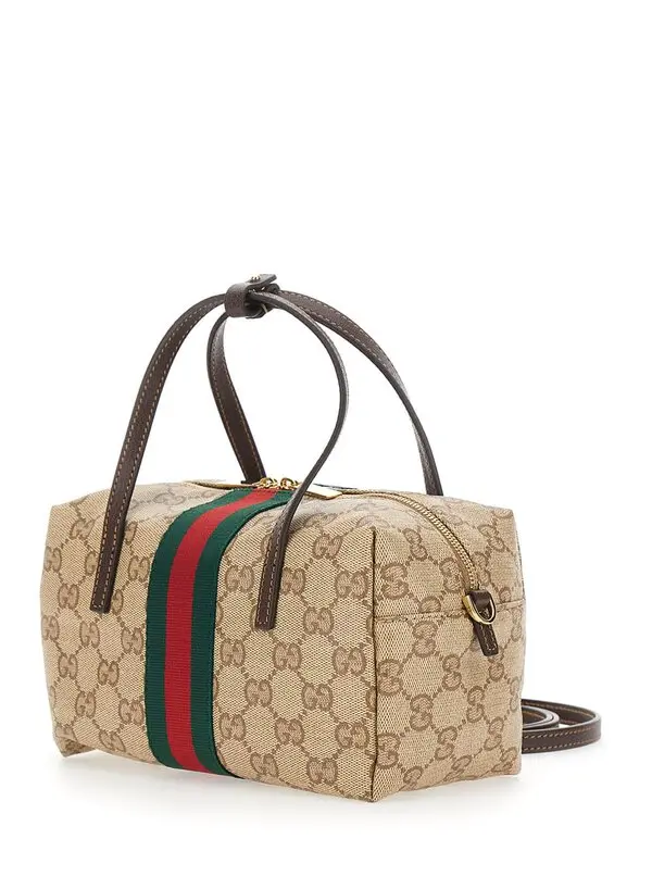 Gucci Gg Canvas Mini Boston Bag - Multicolor