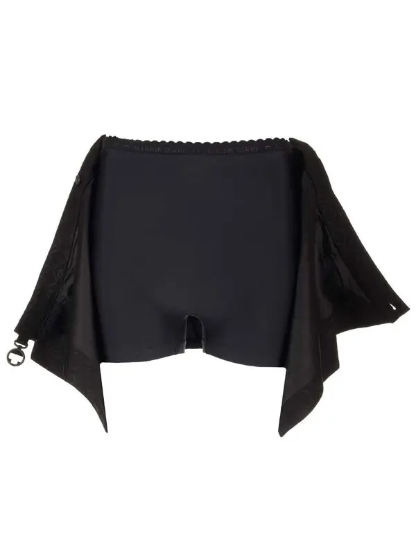 MARINE SERRE Moon Diamant Mini Skirt - Black