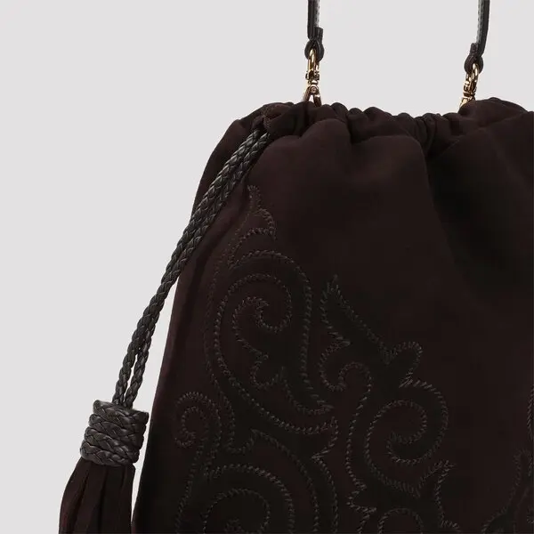Etro Kalispera Medium Bucket Bag - Brown