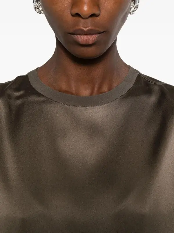 Brunello Cucinelli Silk Top - Multicolor