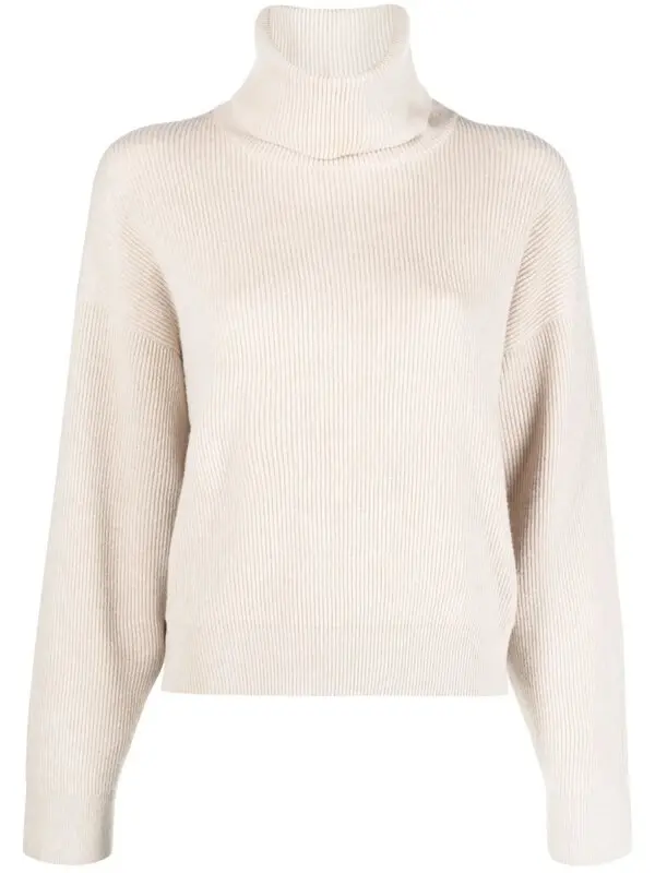 Brunello Cucinelli Ribbed Turtleneck Sweater