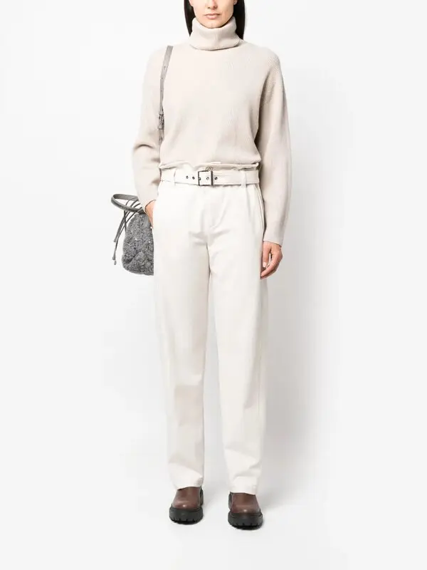 Brunello Cucinelli Ribbed Turtleneck Sweater