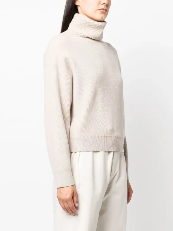 Brunello Cucinelli Ribbed Turtleneck Sweater
