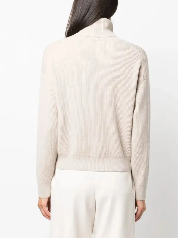 Brunello Cucinelli Ribbed Turtleneck Sweater