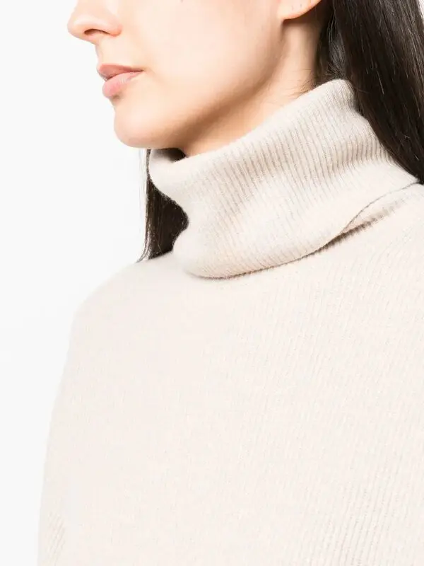 Brunello Cucinelli Ribbed Turtleneck Sweater