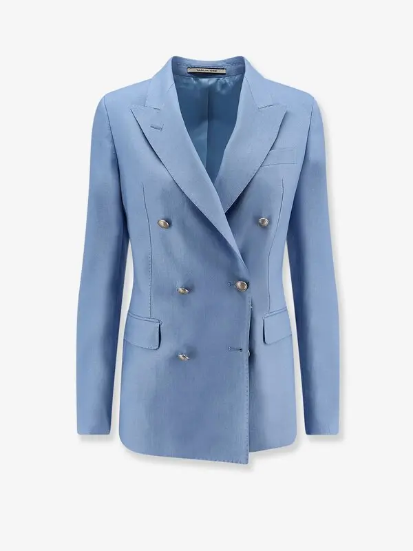 Tagliatore Parigi Double-breasted Linen Blazer