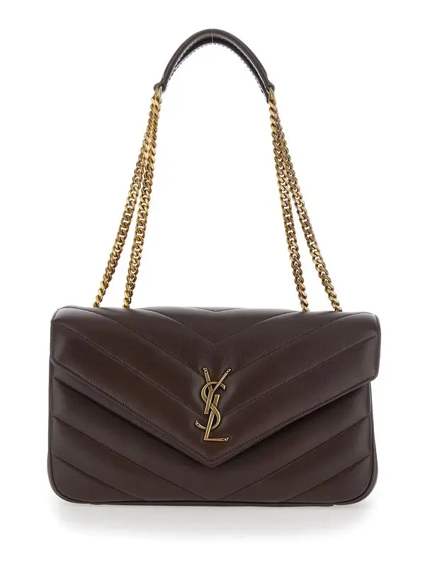 Saint Laurent Loulou Quilted Leather Shoulder Bag - Multicolor