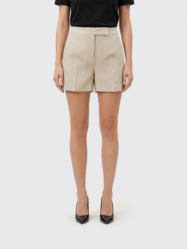 Max Mara Classic Linen Shorts