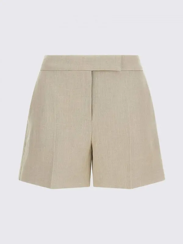 Max Mara Classic Linen Shorts - Cream