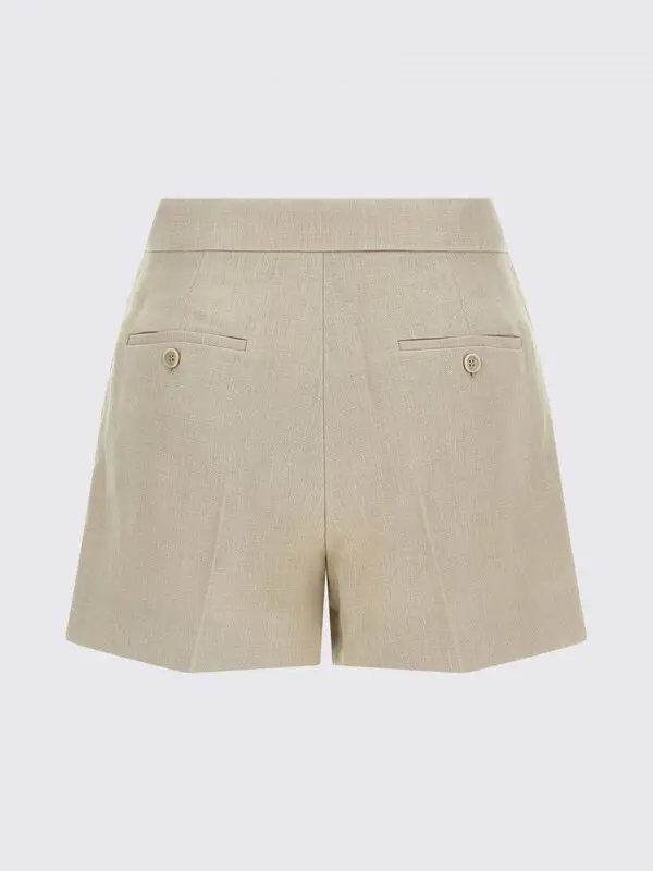 Max Mara Classic Linen Shorts - Cream
