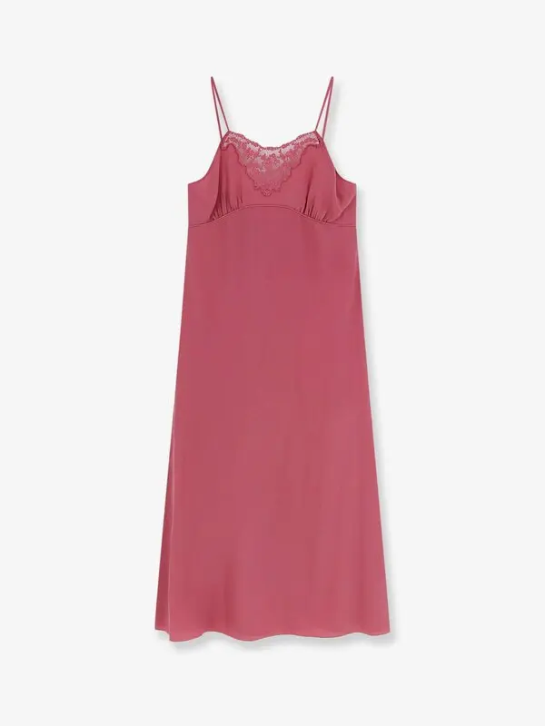 Chloé Silk Long Slipdress - Multicolor