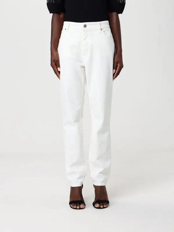 Max Mara 5-pocket Straight Jeans - White