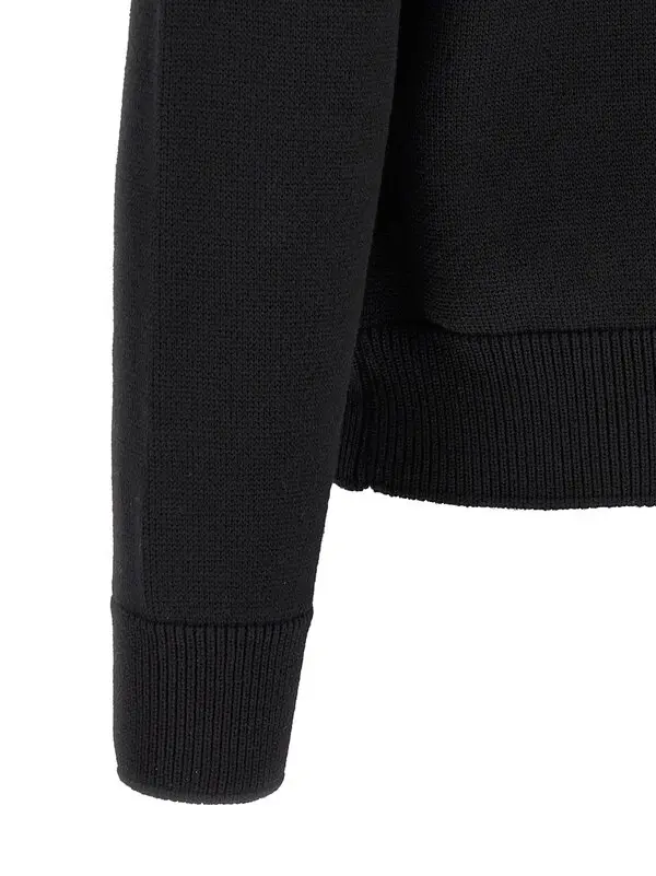 Moncler The 'padded Wool Zip-up' Cardigan