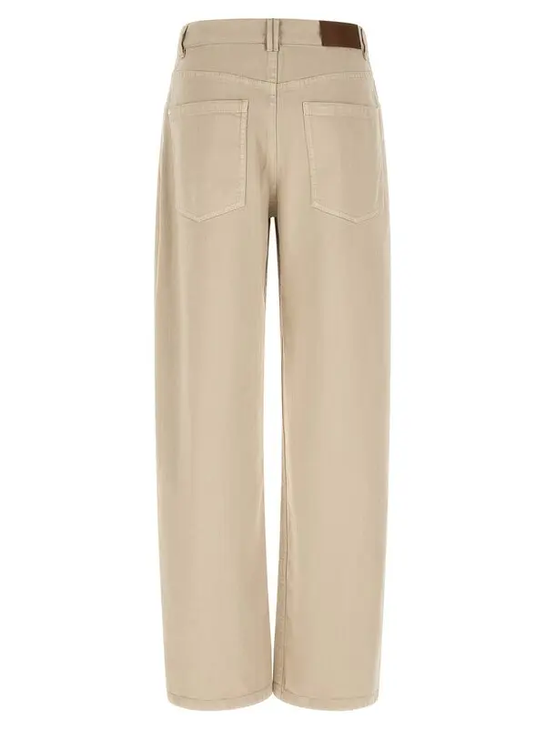 Brunello Cucinelli Garment-dyed Jeans - Cream