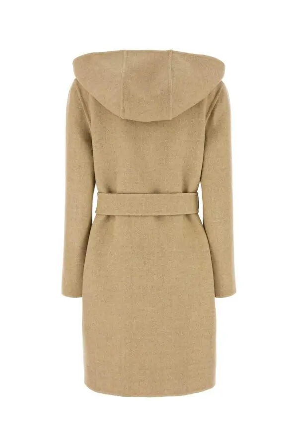 Burberry Beige Wool Reversible Coat