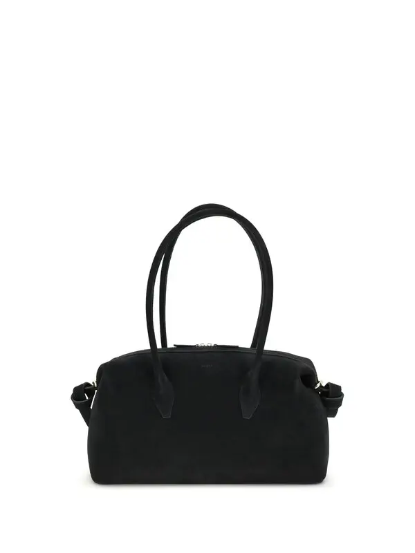 Yuzefi Brioche Shoulder Duffle Bag - Black