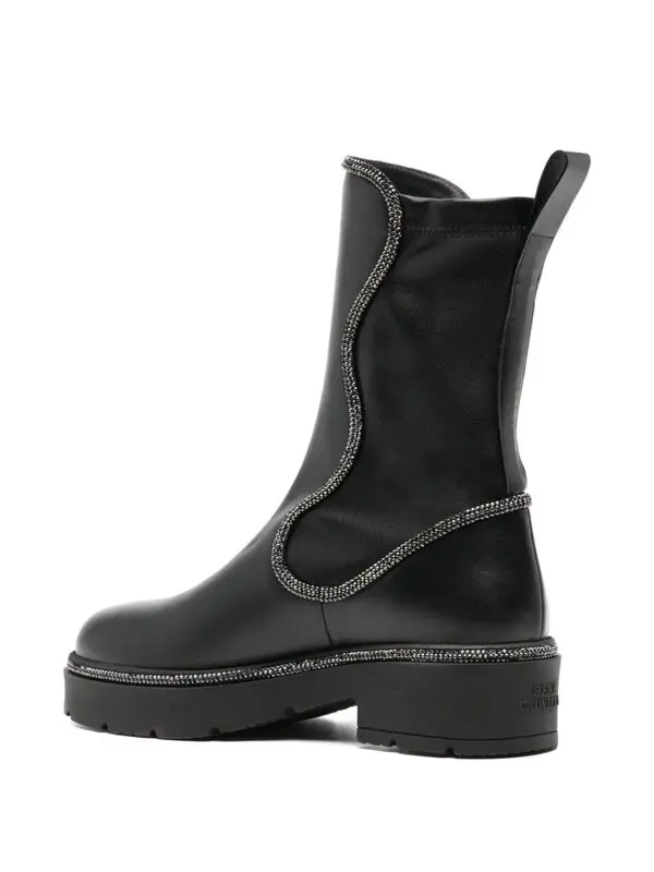 Rene Caovilla Leather Bootie