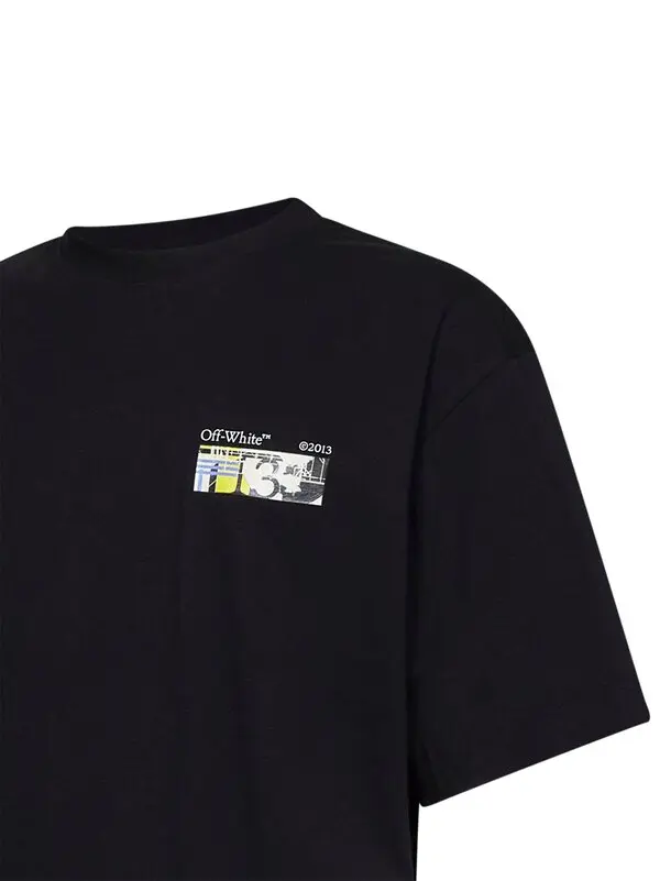 Off-White Black Jersey Industrial Arrow Skate T-shirt