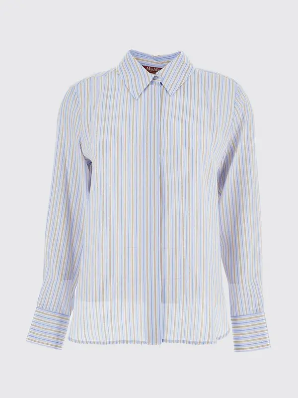 Max Mara Striped Silk Shirt