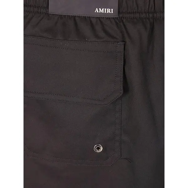 Amiri Ma Core Logo Swim Trunks - Black