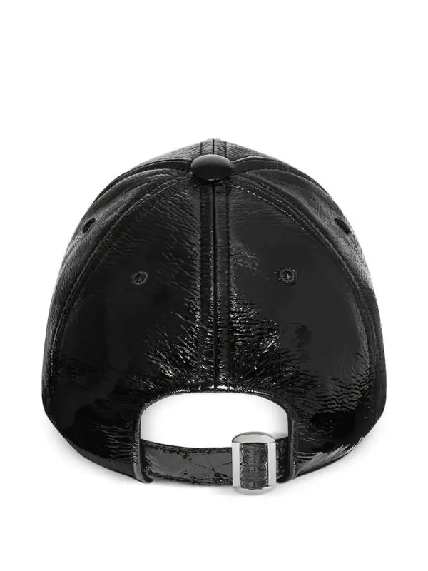 COURREGES Cap With Vinyl Ac Logo - Black