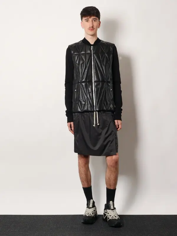 Moncler Rick Owens Geocamo Flight Leather Vest