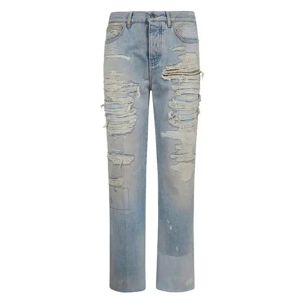 Amiri Denim Regular & Straight-leg Jeans - Blue