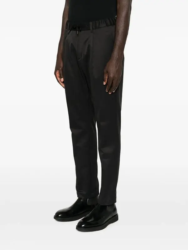 Herno Drawstring-waistband Tapered Leg Trousers