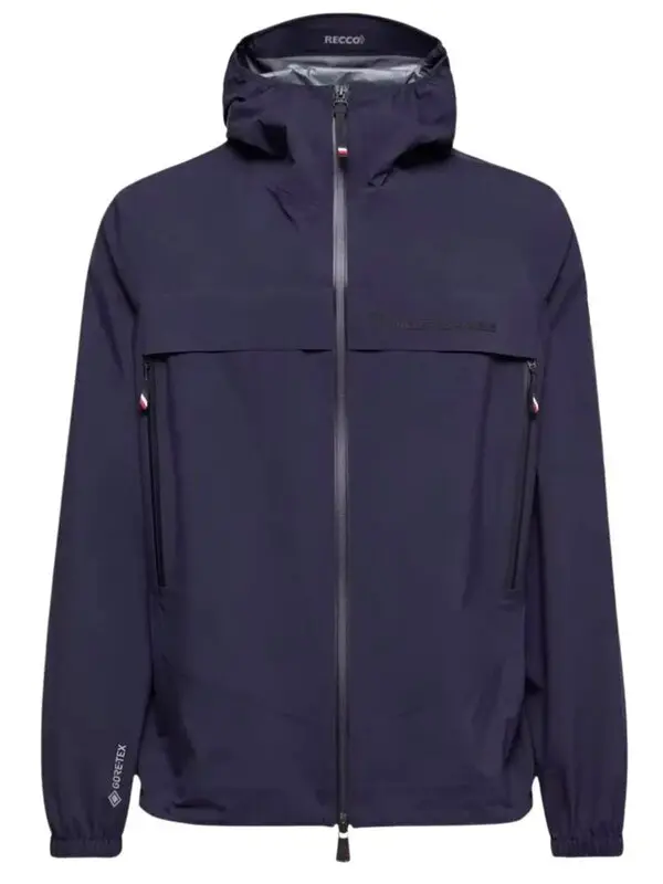Moncler Grenoble: Shipton Packable Gore-tex® Shell Jacket With Hood - Blue