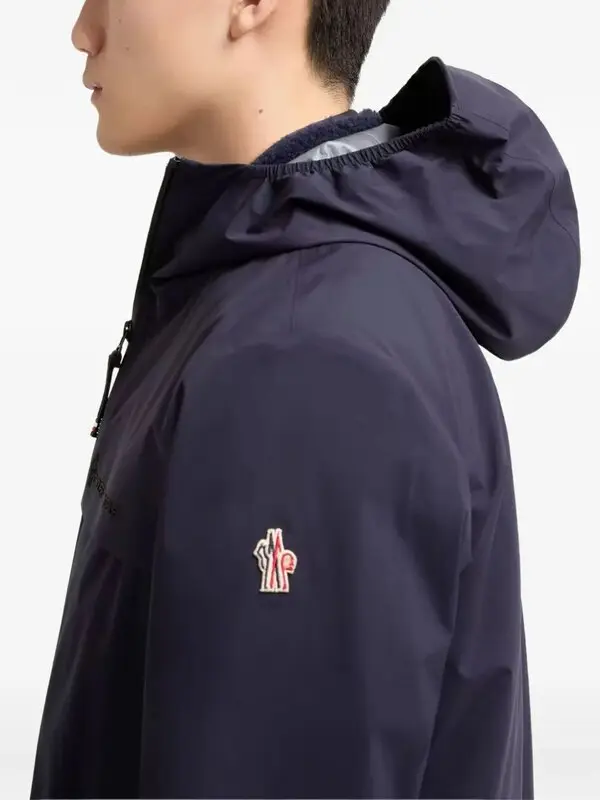Moncler Grenoble: Shipton Packable Gore-tex® Shell Jacket With Hood - Blue