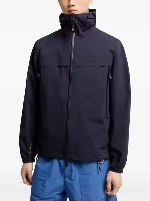 Moncler Grenoble: Shipton Packable Gore-tex® Shell Jacket With Hood - Blue