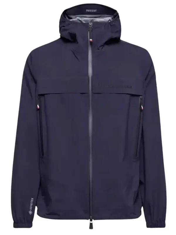 Moncler Grenoble: Shipton Packable Gore-tex® Shell Jacket With Hood - Blue