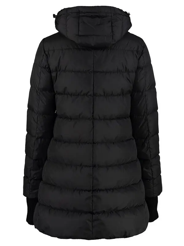 Herno Hooded Padded Jacket - Black
