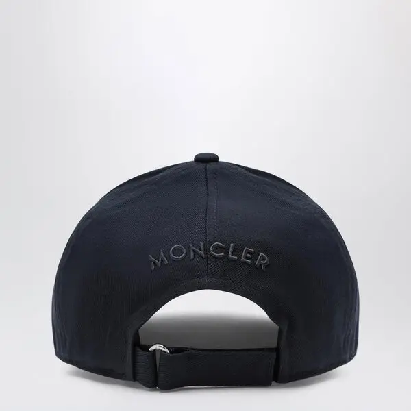 Moncler Cotton Baseball Cap - Blue