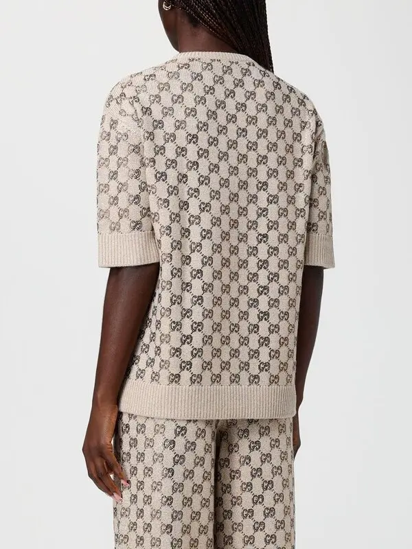 Gucci Gg Wool Sweater - Cream
